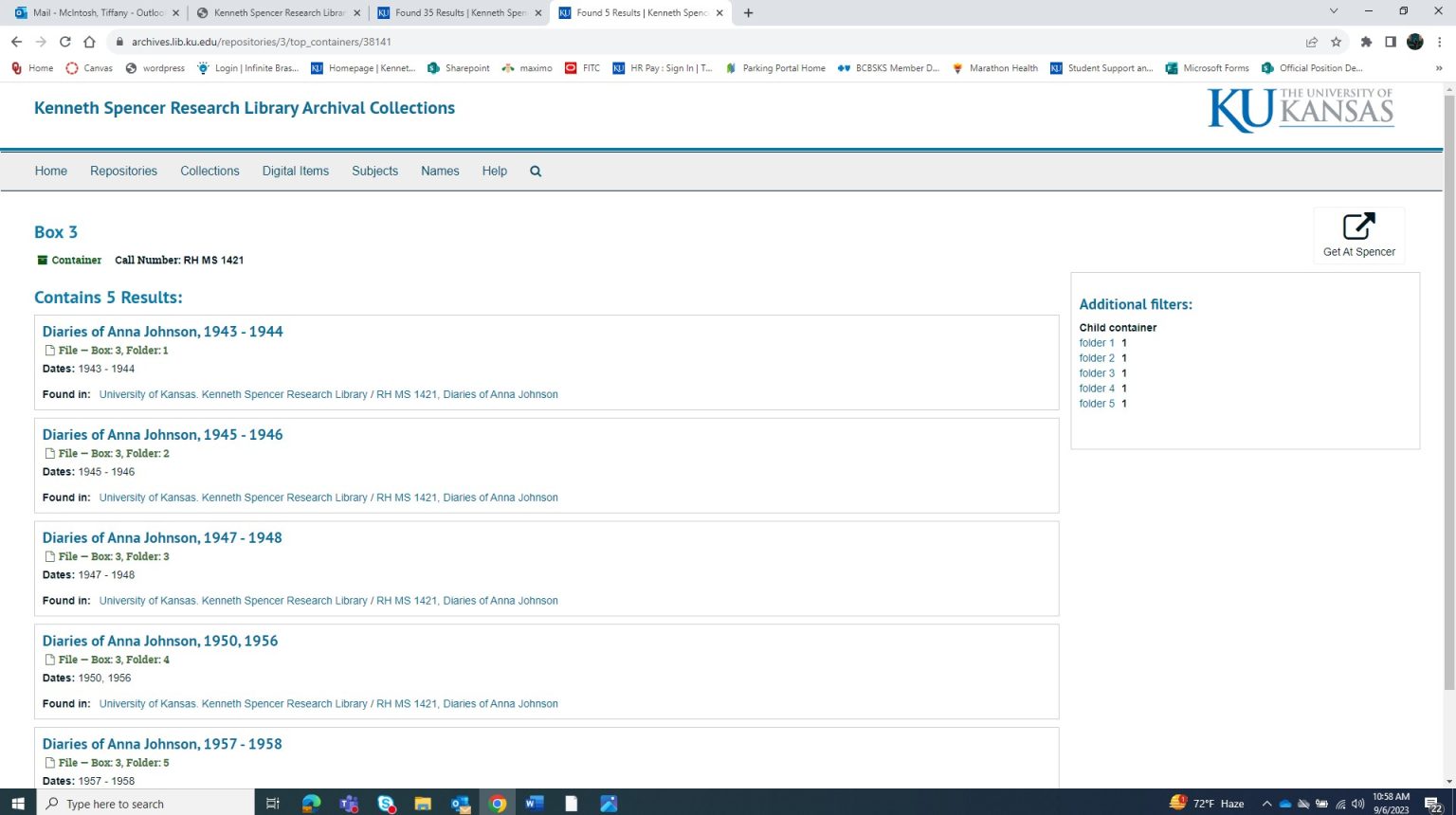 Kenneth Spencer Research Library Blog