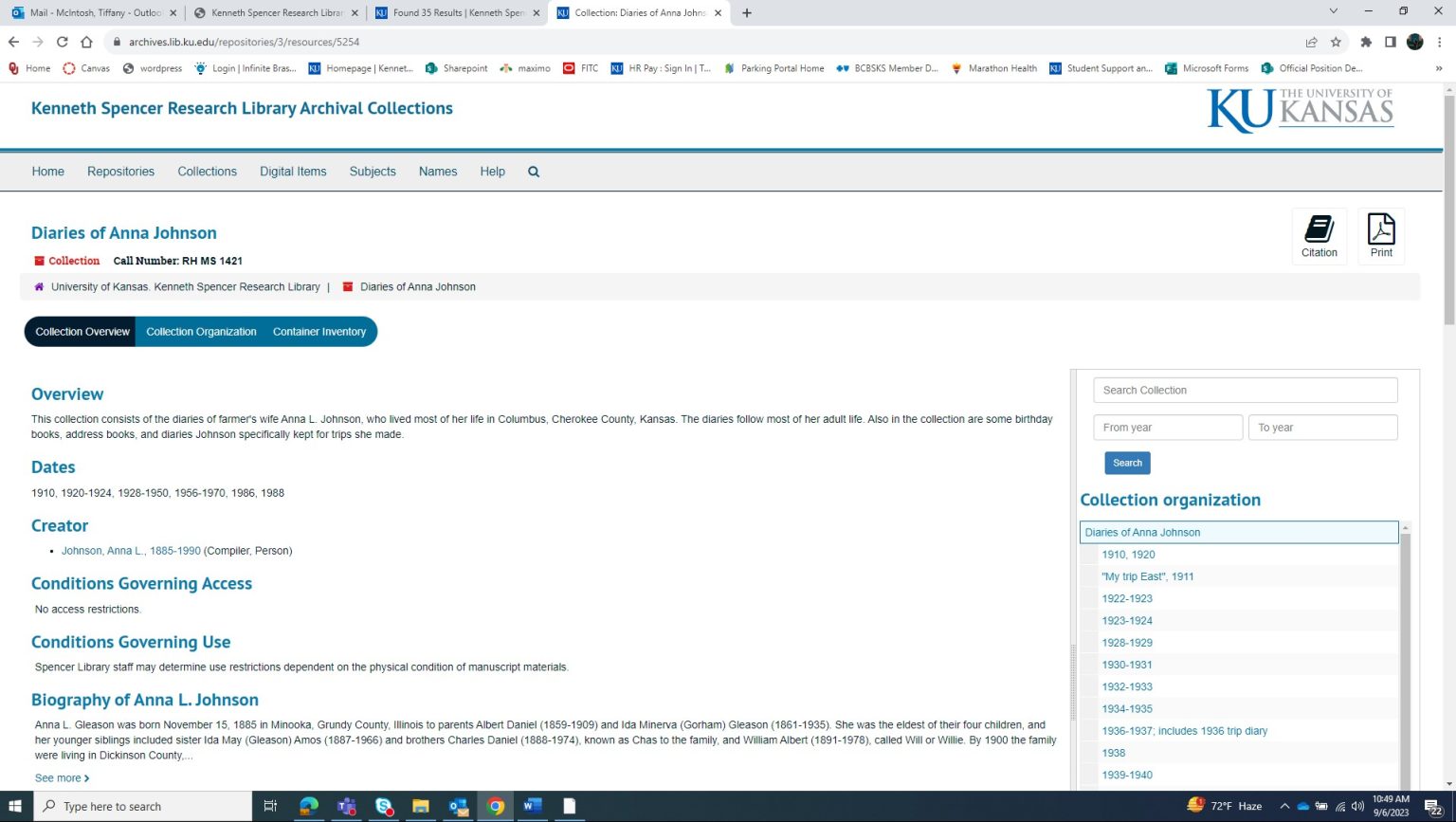 Kenneth Spencer Research Library Blog