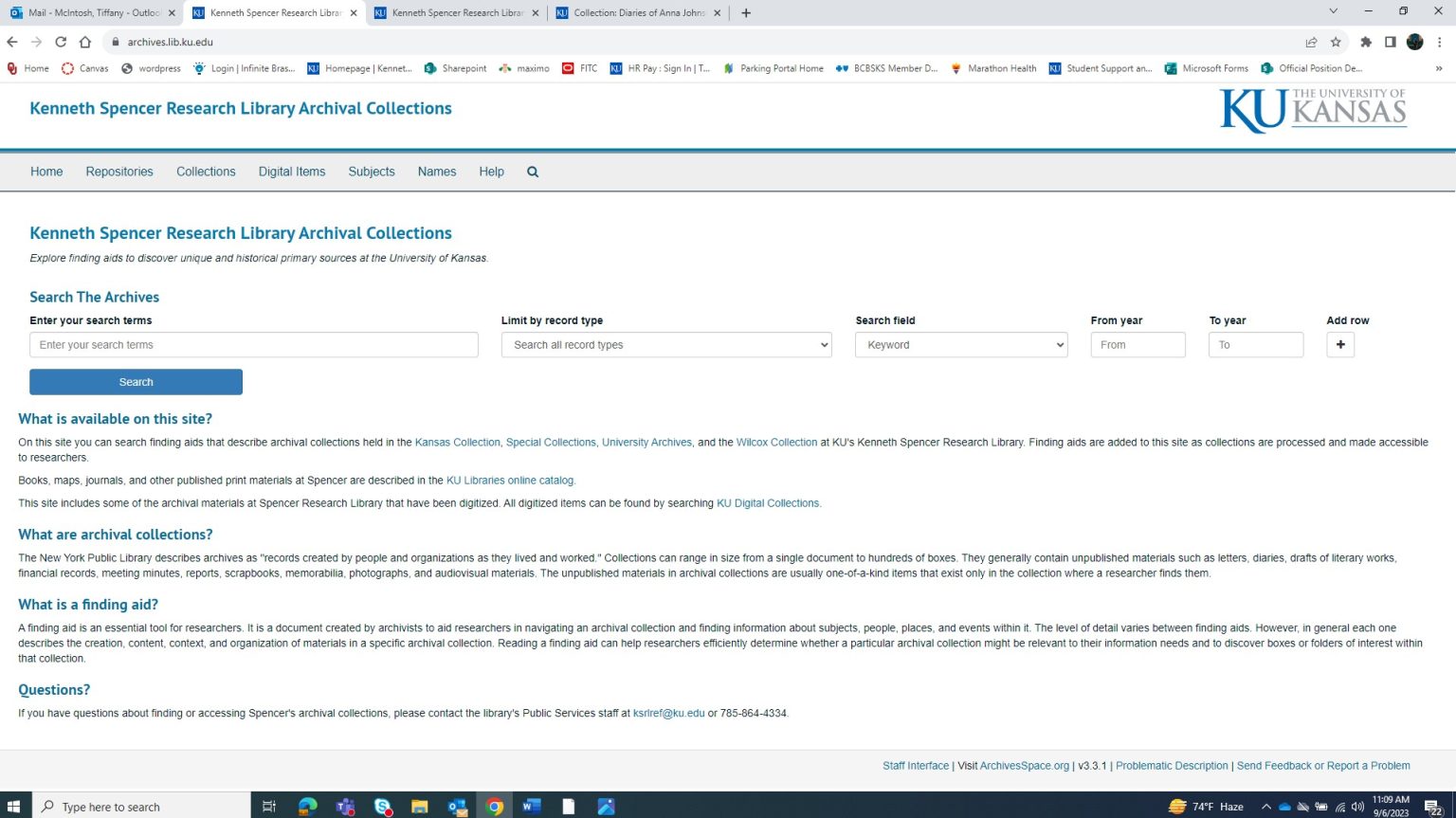 Kenneth Spencer Research Library Blog